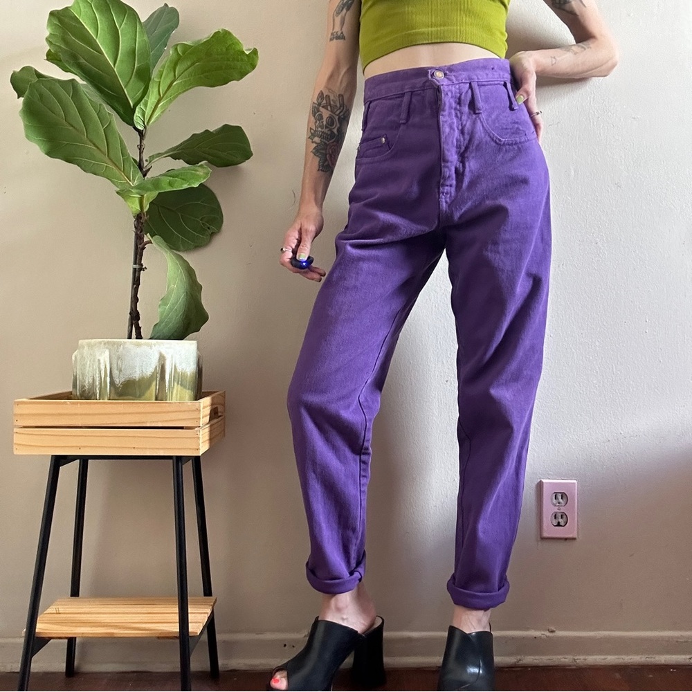 80's Purple Jeans - Gem